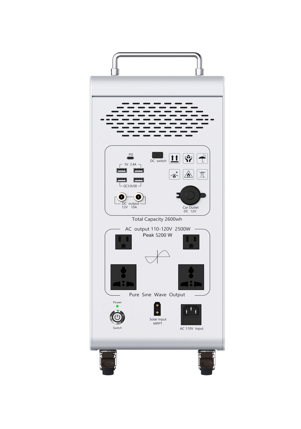 Solar Rechargeable, Smart Battery Generator - Dory Power (Original)